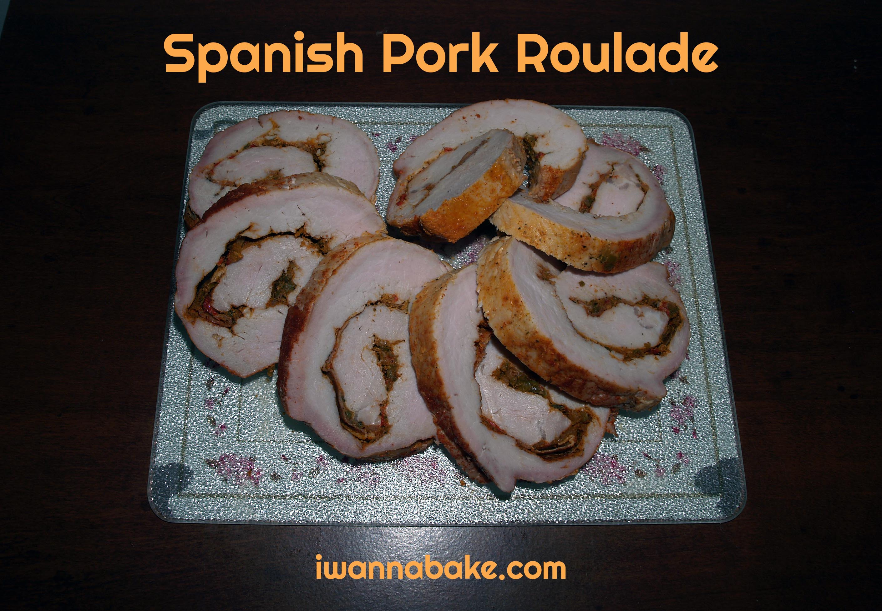 Spanish Pork Roulade | I Wanna Bake!